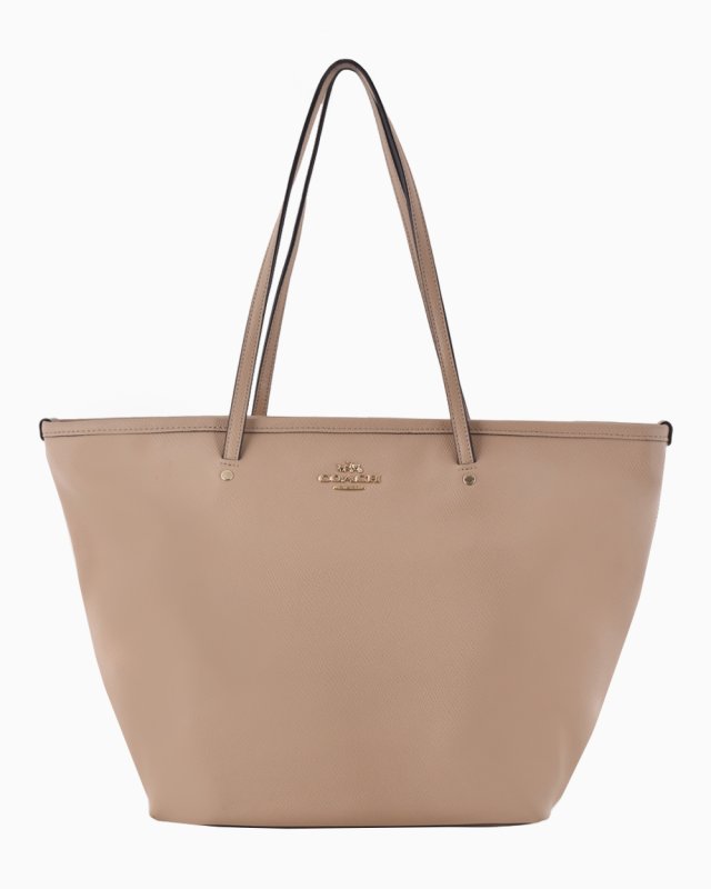 Bolsa Coach Original Couro Tote Bege Feminina